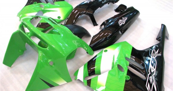 Kawasaki Ninja ZX9R Green & Black Motorcycle Fairings(1994-1997)