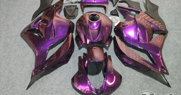 HONDA CBR600RR F5 Chameleon Purple/Red motorcycle Fairings (2007-2008)