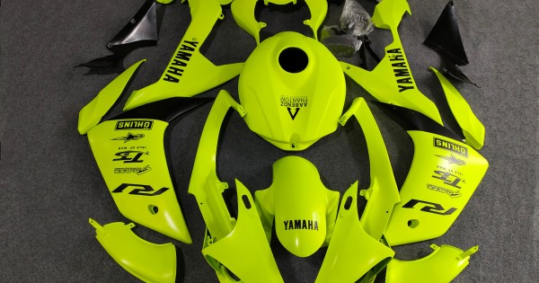 Yamaha YZF R1 Neon Yellow Motorcycle Fairings(Full Tank Cover)(2007-2008)