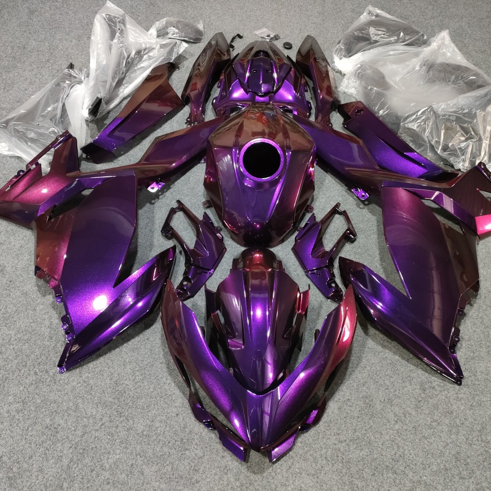 Kawasaki Ninja 400 chameleon (Purple/Red) Motorcycle fairings (2017-2023)