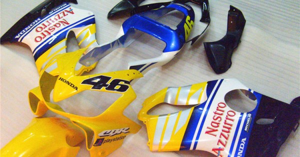 Yellow & Black Honda CBR600 F4i Motorcycle Fairings(2001-2003)