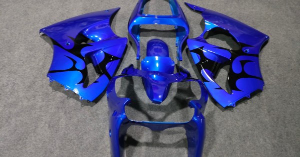 Kawasaki Ninja ZX9R Blue Motorcycle fairings(2000-2001)